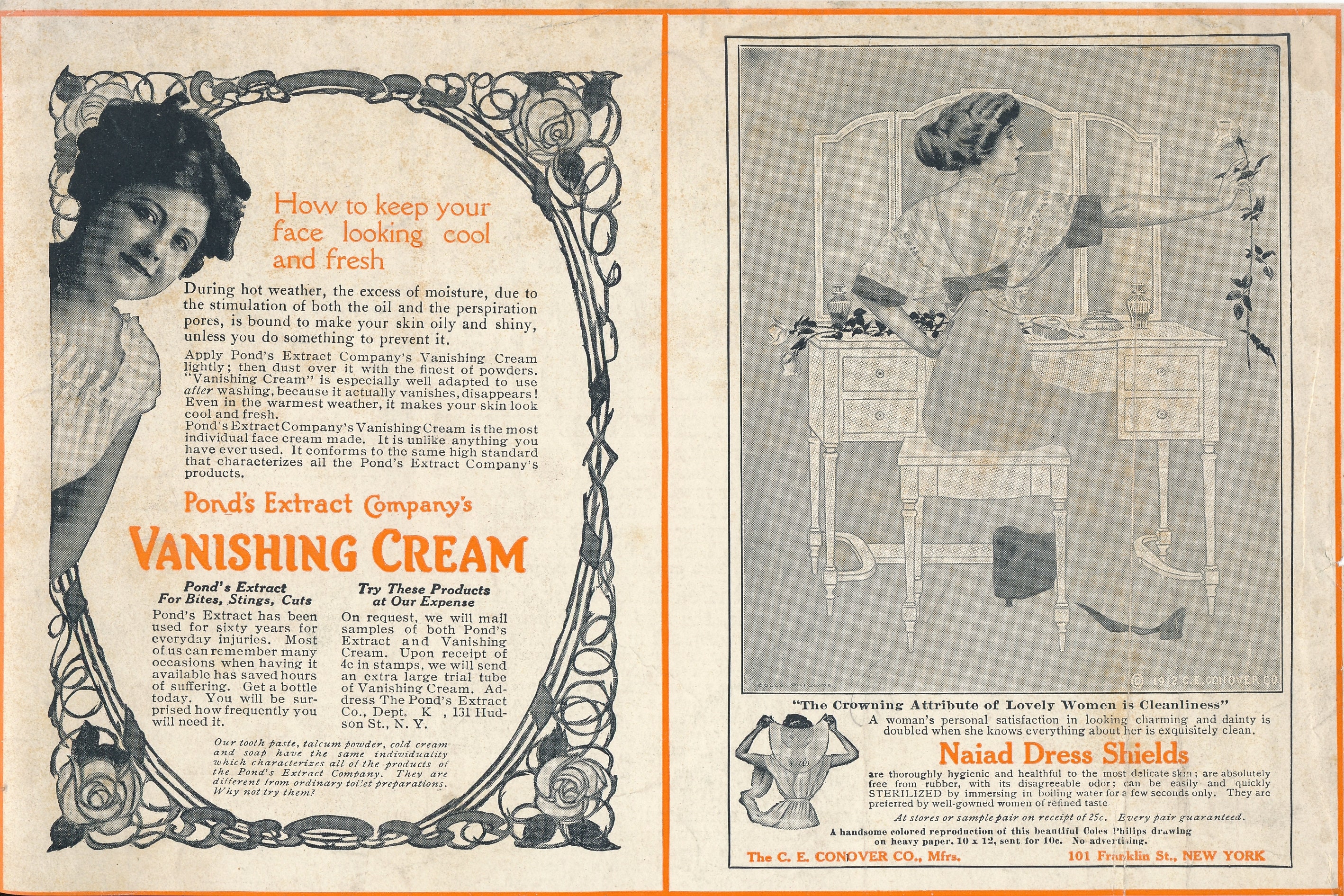 Vintage Magazine Print Ad's From the Early 1900's Lot of 7 for Products ...