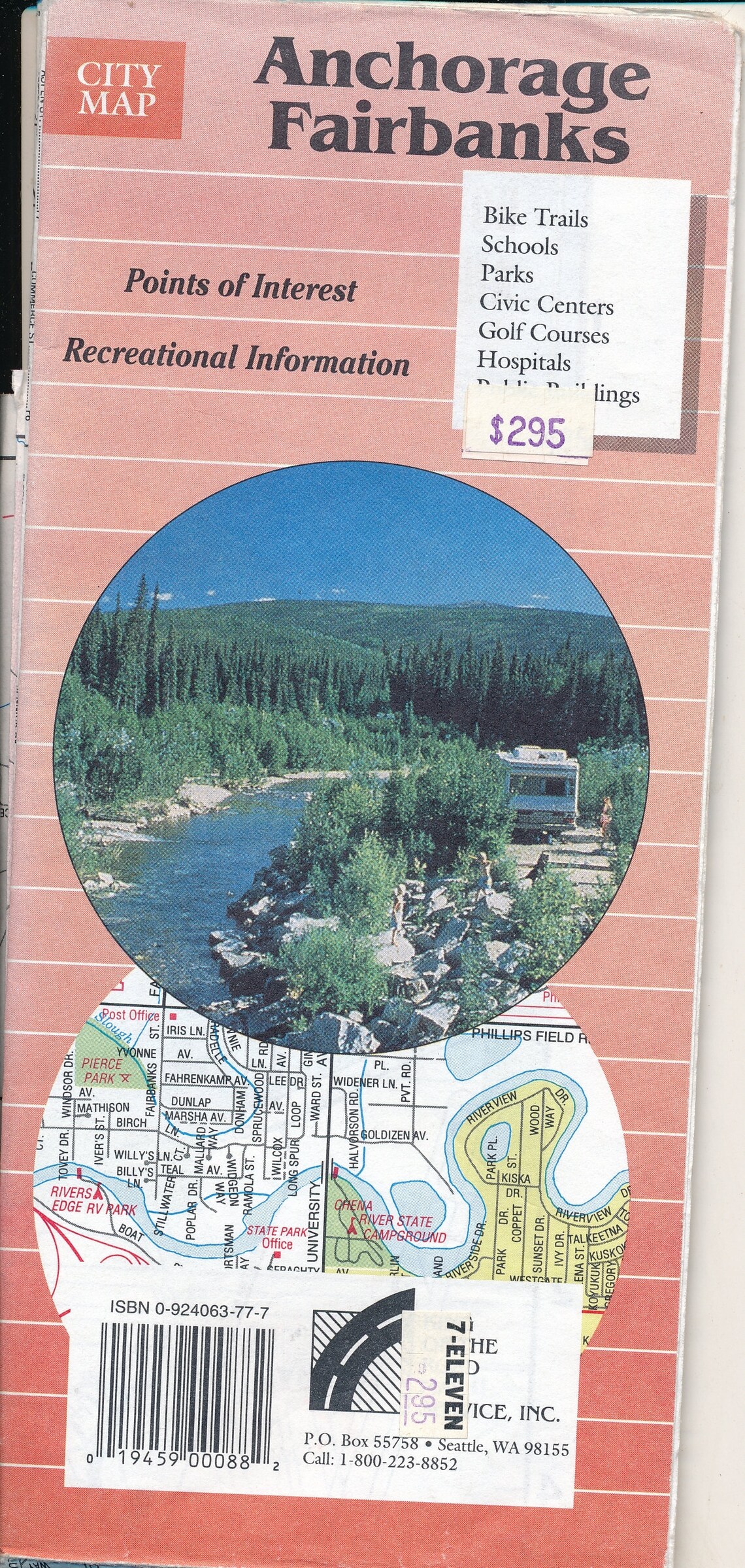 Anchorage and Fairbanks Maps Plus Points of Interest and Recreational ...