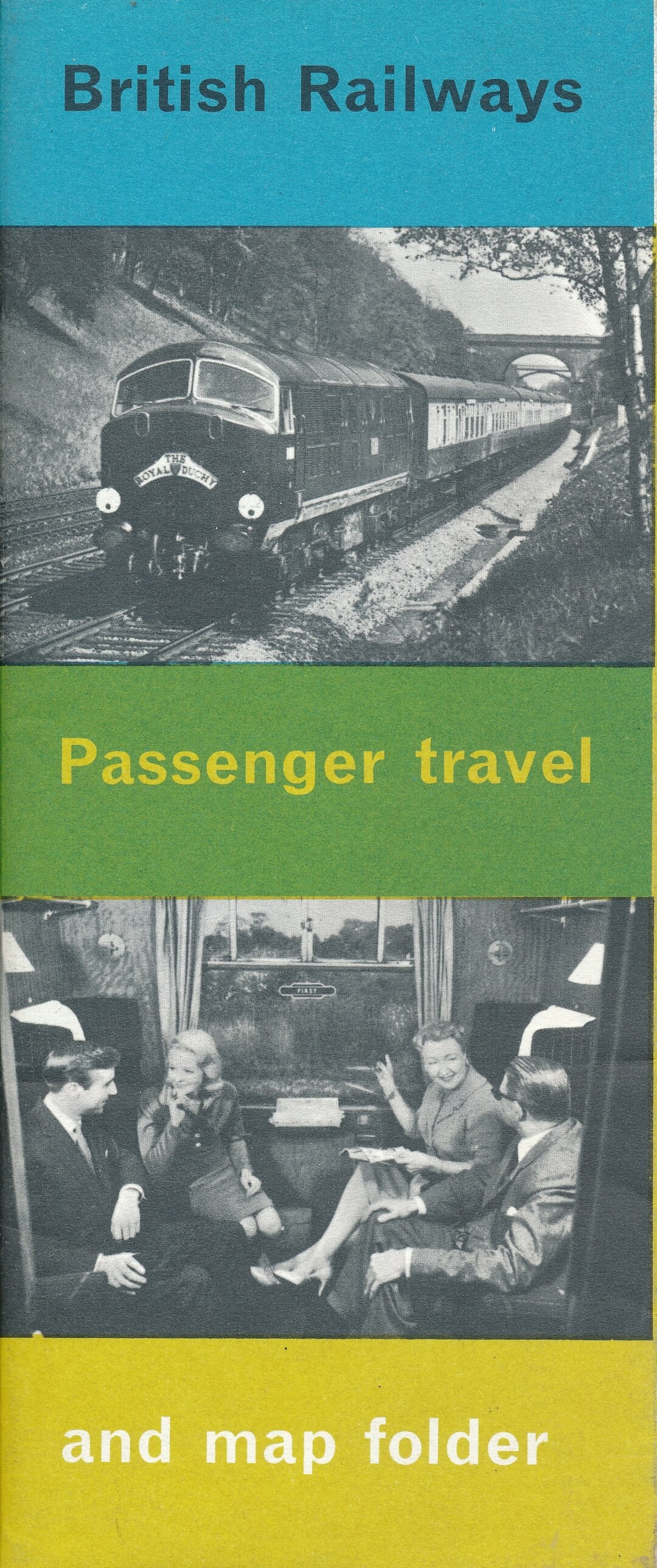 1960 British Rail Passenger Travel Facilities & Network Railway Map - Etsy