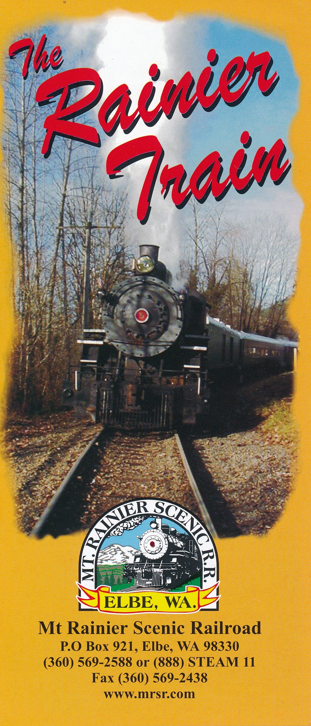 Mt. Rainer Scenic Railroad Lot of 2 Brochures - Etsy