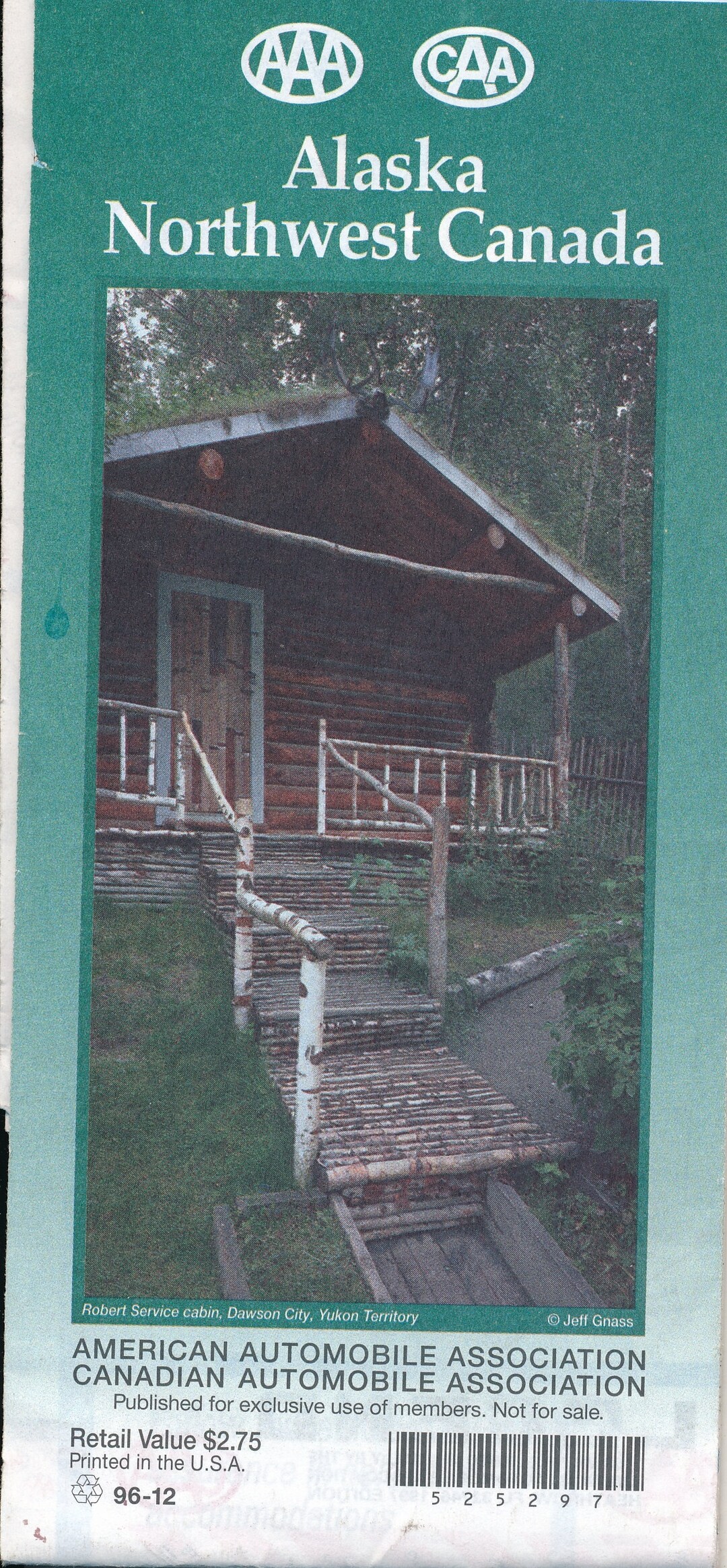 AAA and CAA Map Alaska and Northwest Canada 1996 Brand New - Etsy