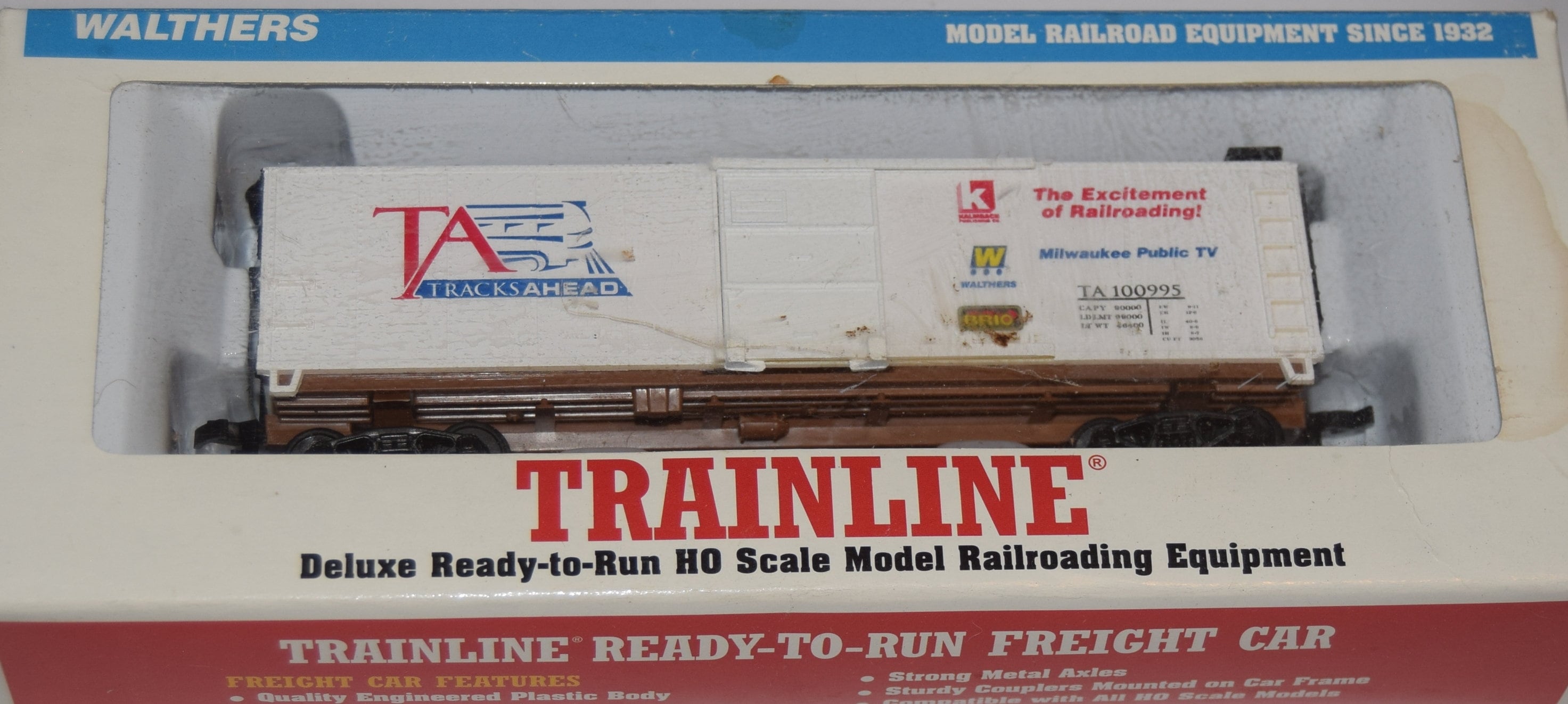 Walthers HO Trainline Model Custom Painted Tracks Ahead for the PBS TV ...