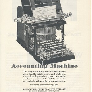 10 Vintage Antique Magazine Ads for Office Machines 1890's Thru 1930's ...