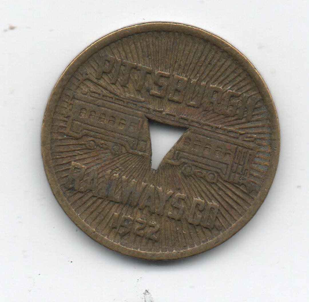 The Pittsburgh Co. 1927 Fare Token - Etsy