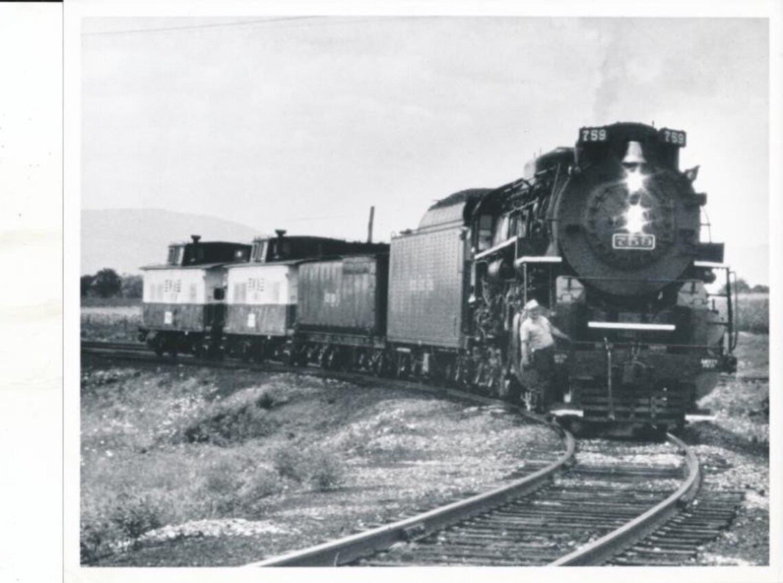 High Iron Company With Steam Locomotive NKP Berkshire 759 in Helper ...