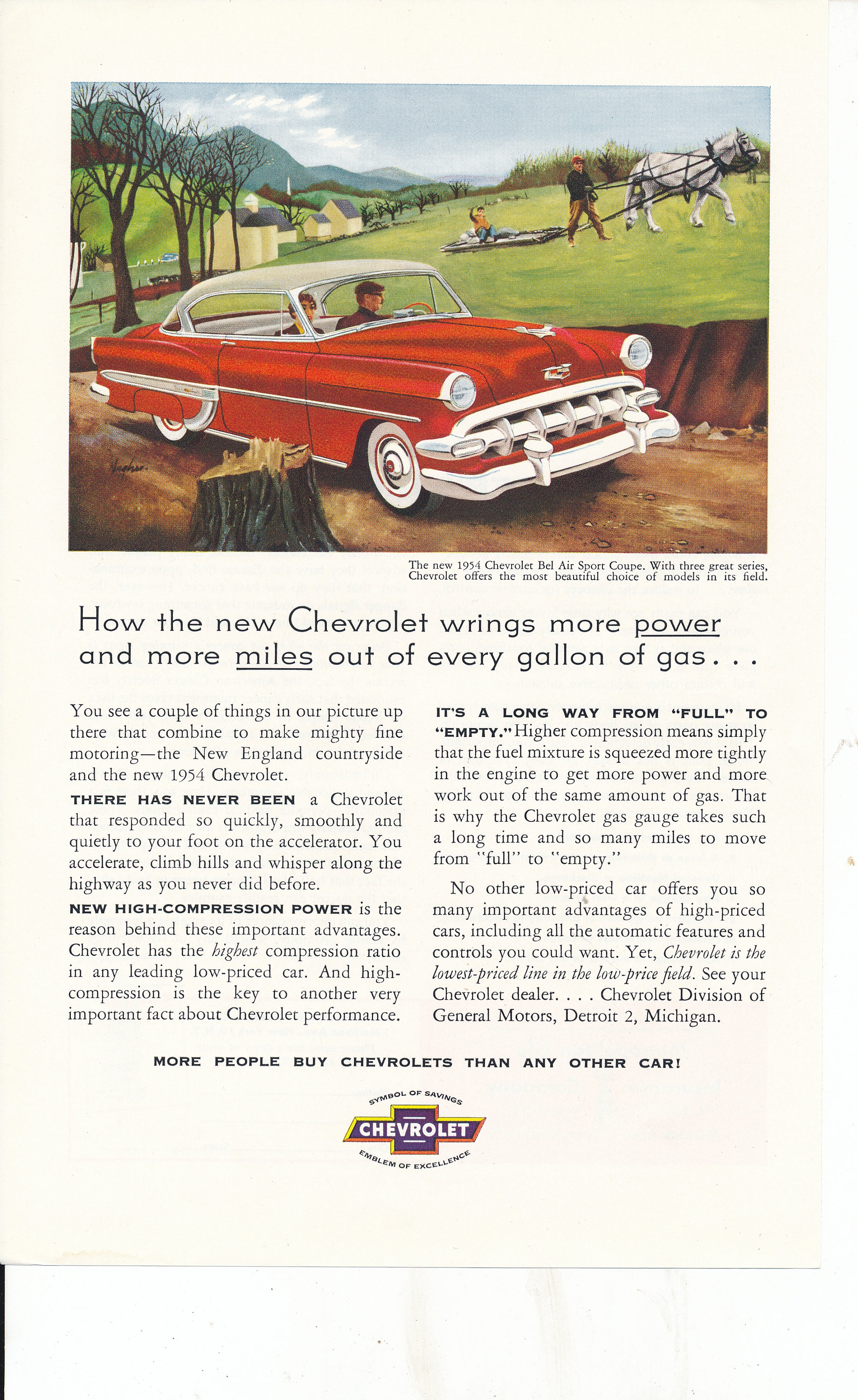 5 Vintage Magazine Ads for Chevrolet in the 1950's - Etsy