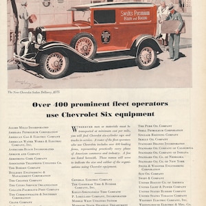 Chevrolet Trucks 4 Magazine Ads for 1920's and 1930's - Etsy