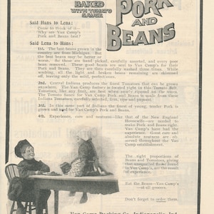 4 Vintage Antique Magazine Ads for Food Products 1890's Thru 1900's - Etsy