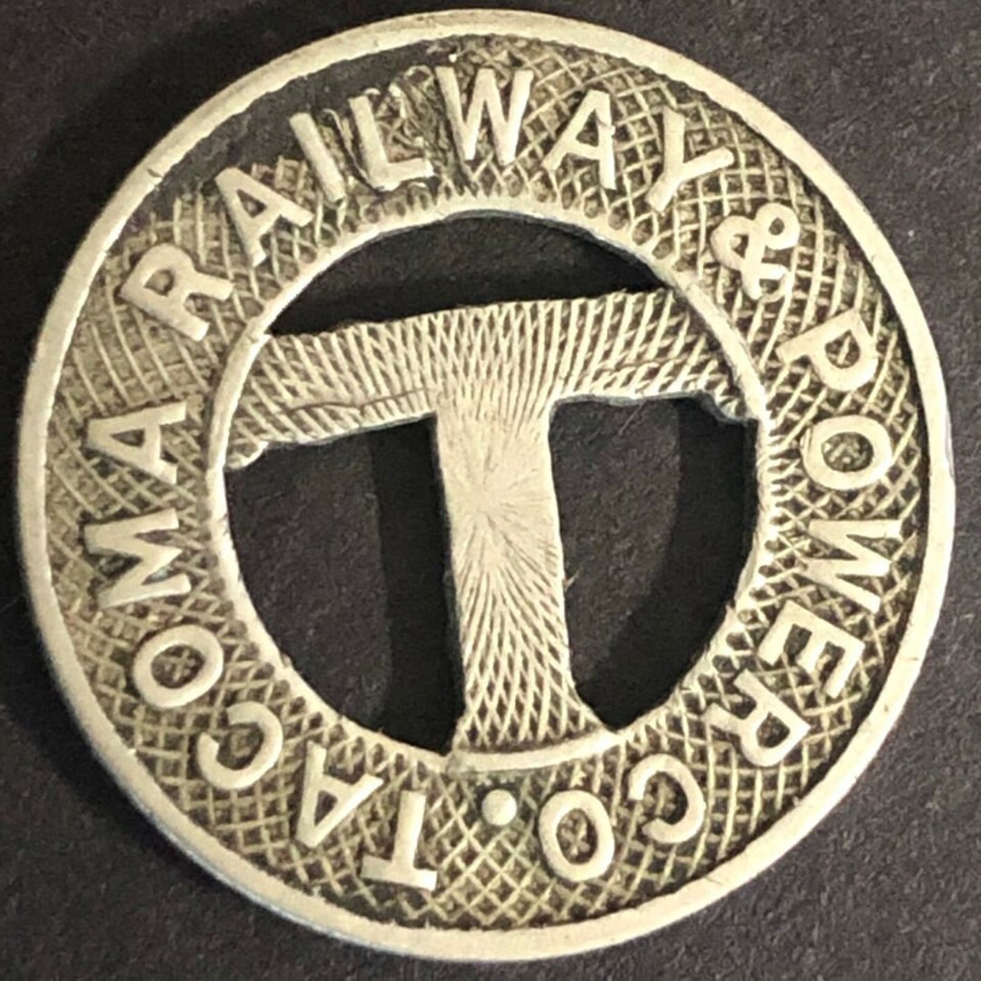 Tacoma Railway & Power Co. Fare Token - Etsy