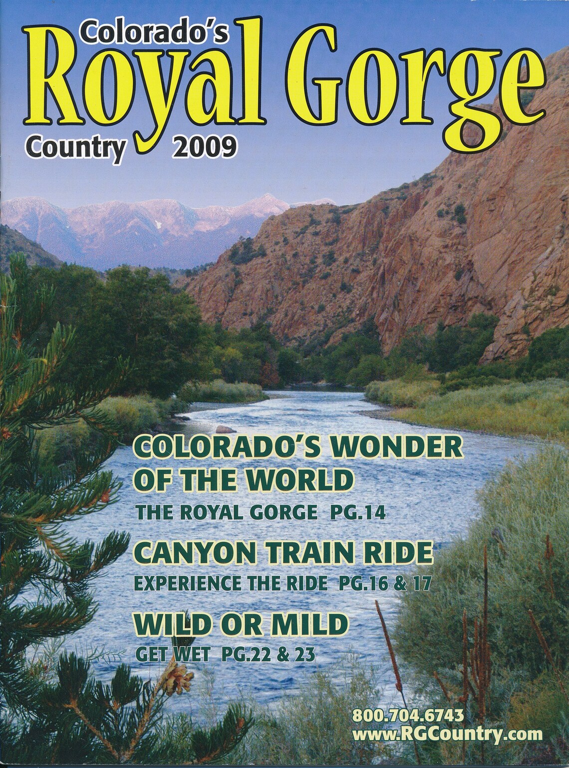 Royal Gorge Country , Colorado Visitor's Guides for 2004 and 2009 - Etsy