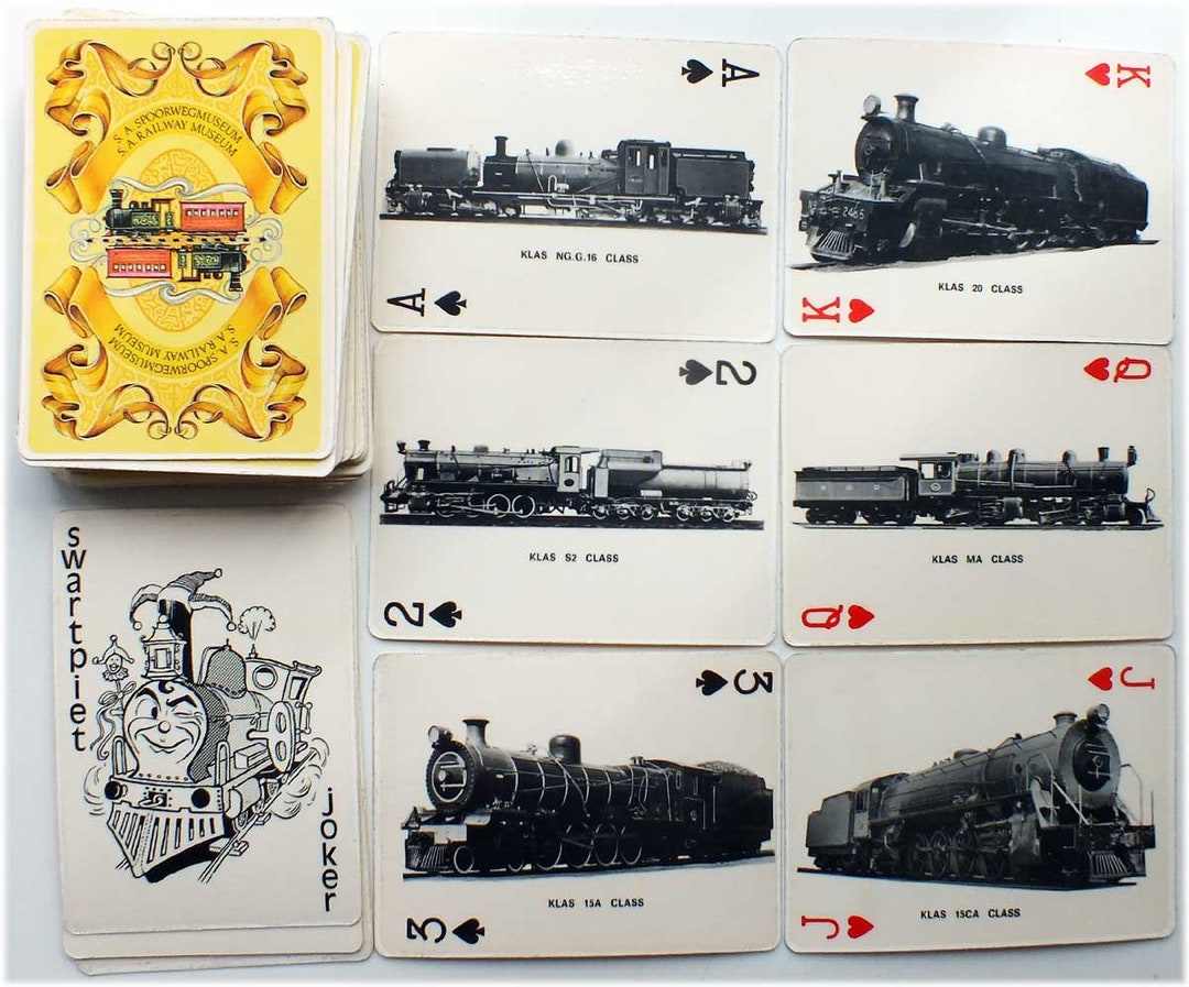 South African Railways Museum Playing Cards - Etsy