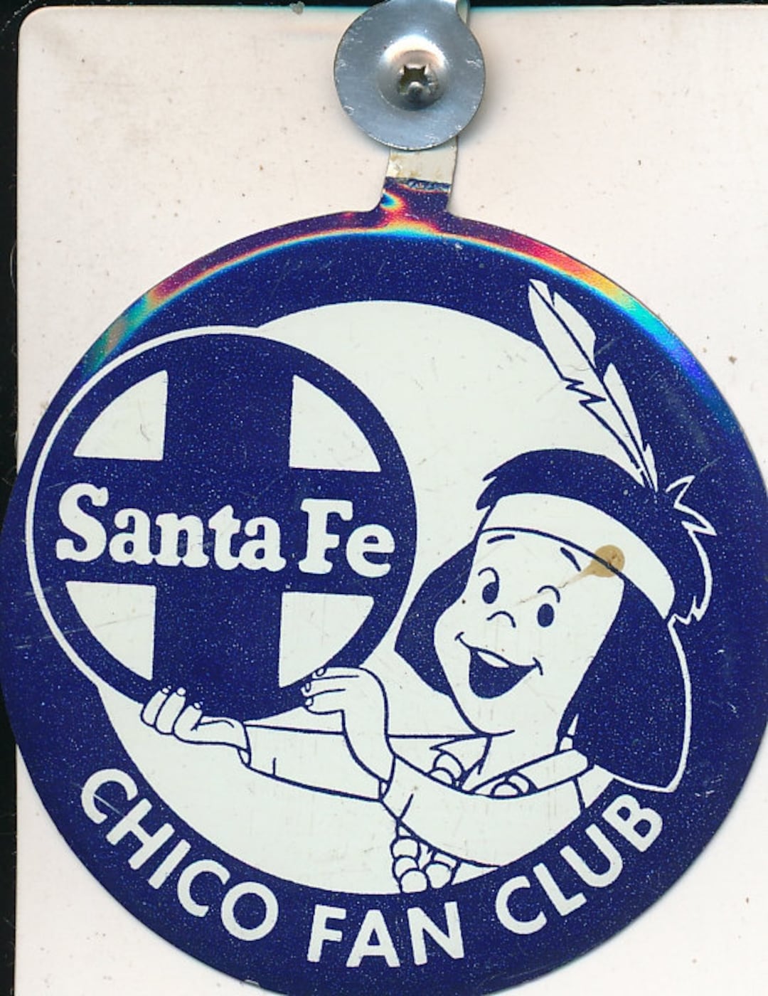 Santa Fe Railway Chico Fan Club Button - Etsy