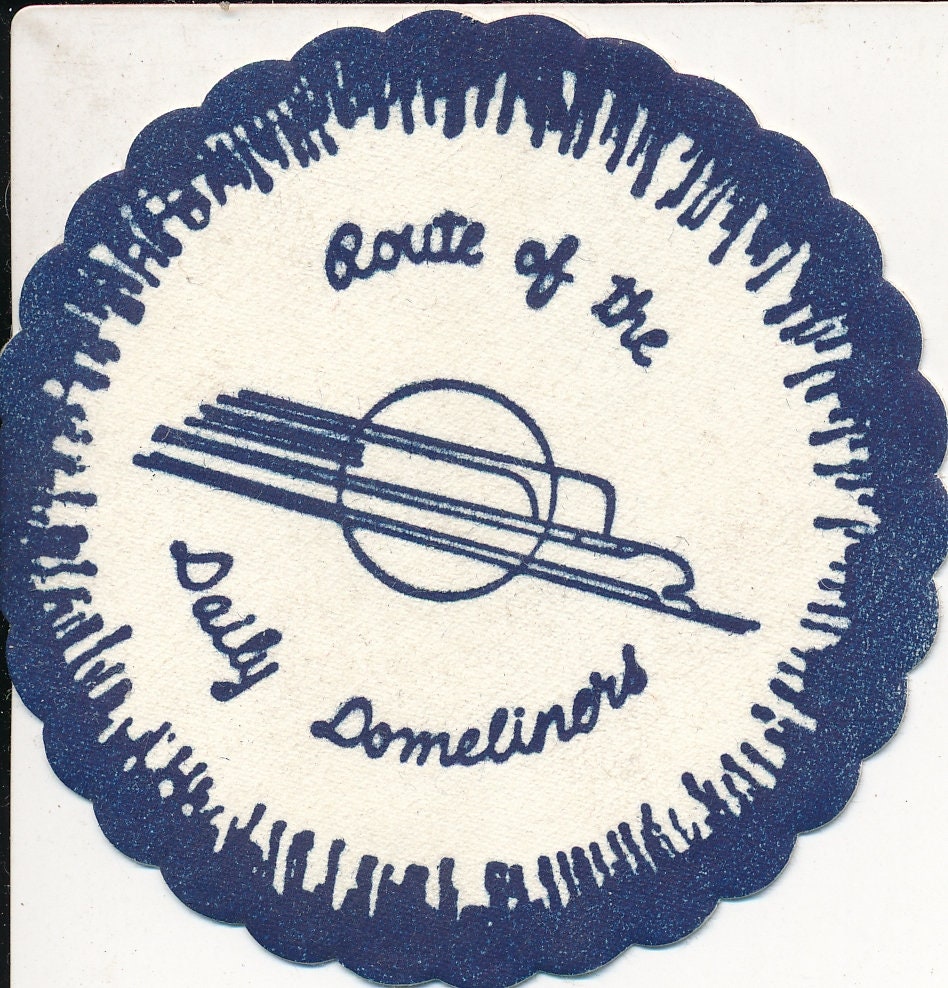 Union Pacific Railroad Paper Napkins, Onboard Stationary , and Coasters ...