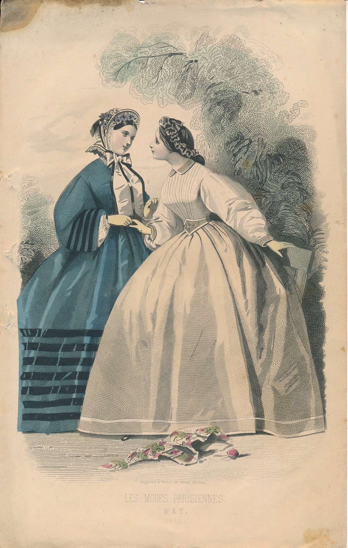 Antique Authentic Lithograpyh Victorian Art Lot of 7 From the May and ...