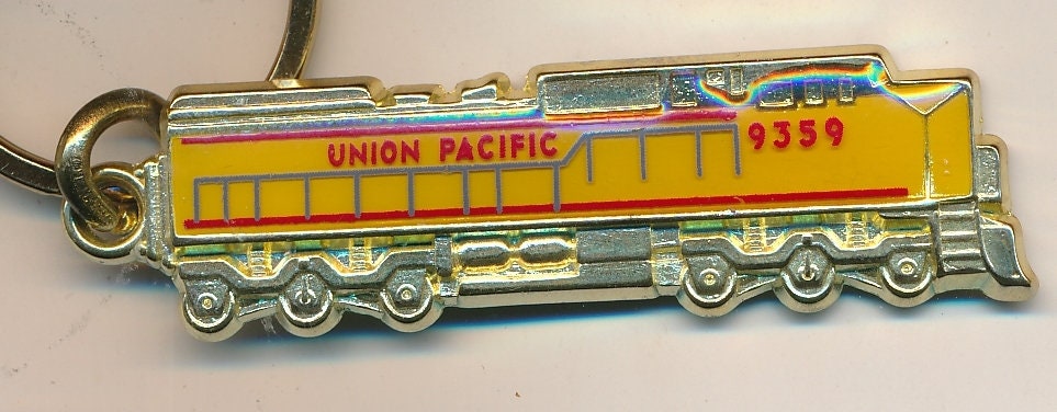 Union Pacific Railroad Diesel Engine Key Chain - Etsy