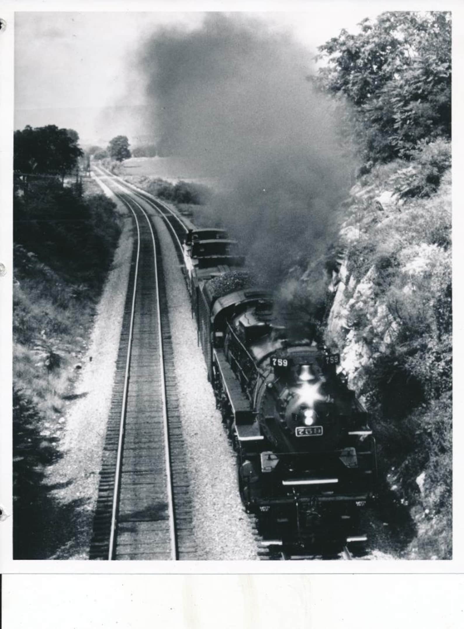 High Iron Company With Steam Locomotive NKP Berkshire 759 in Helper ...