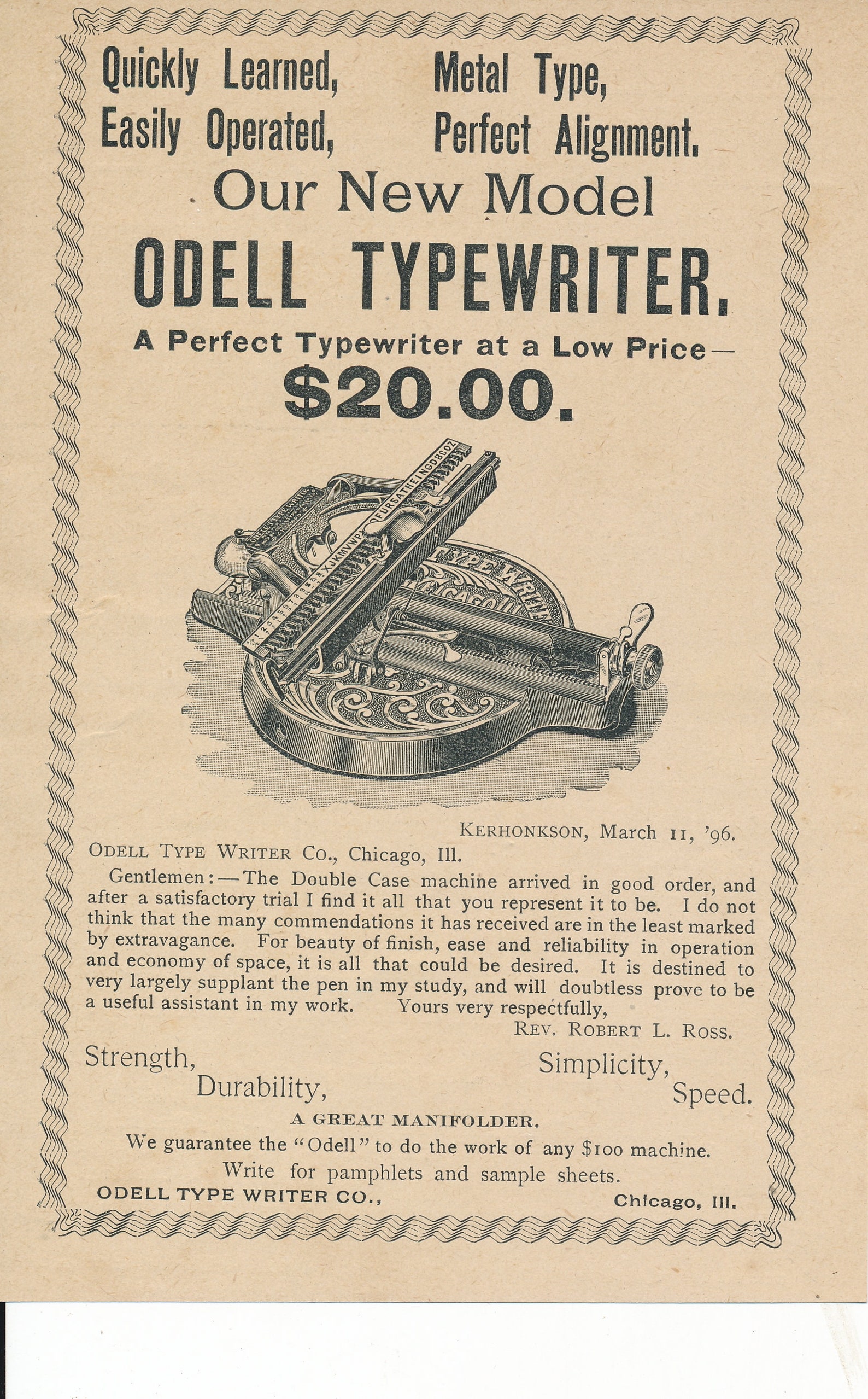 10 Vintage Antique Magazine Ads for Office Machines 1890's Thru 1930's ...