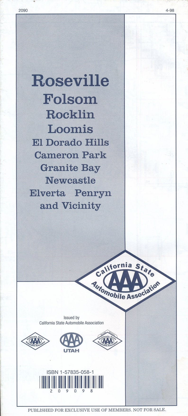 California Maps: Vintage AAA Maps of California Lot of 5 1990's - Etsy
