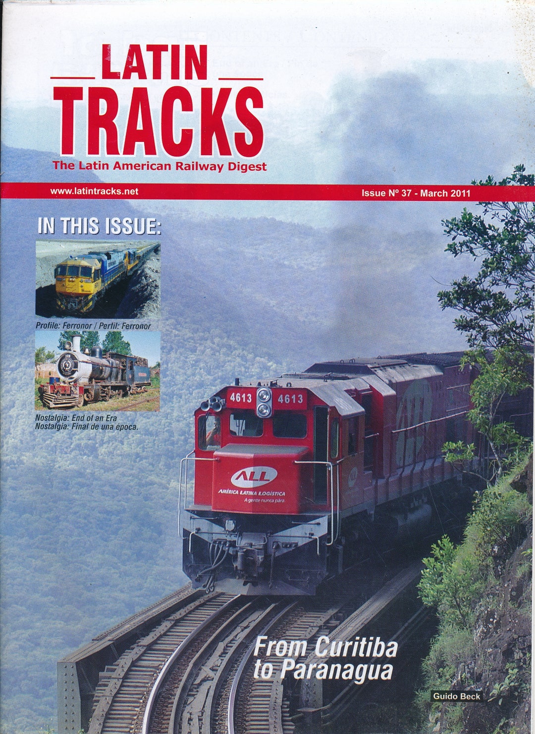 Latin Tracks the Latin American Railway Digest Magazine March 2011 - Etsy