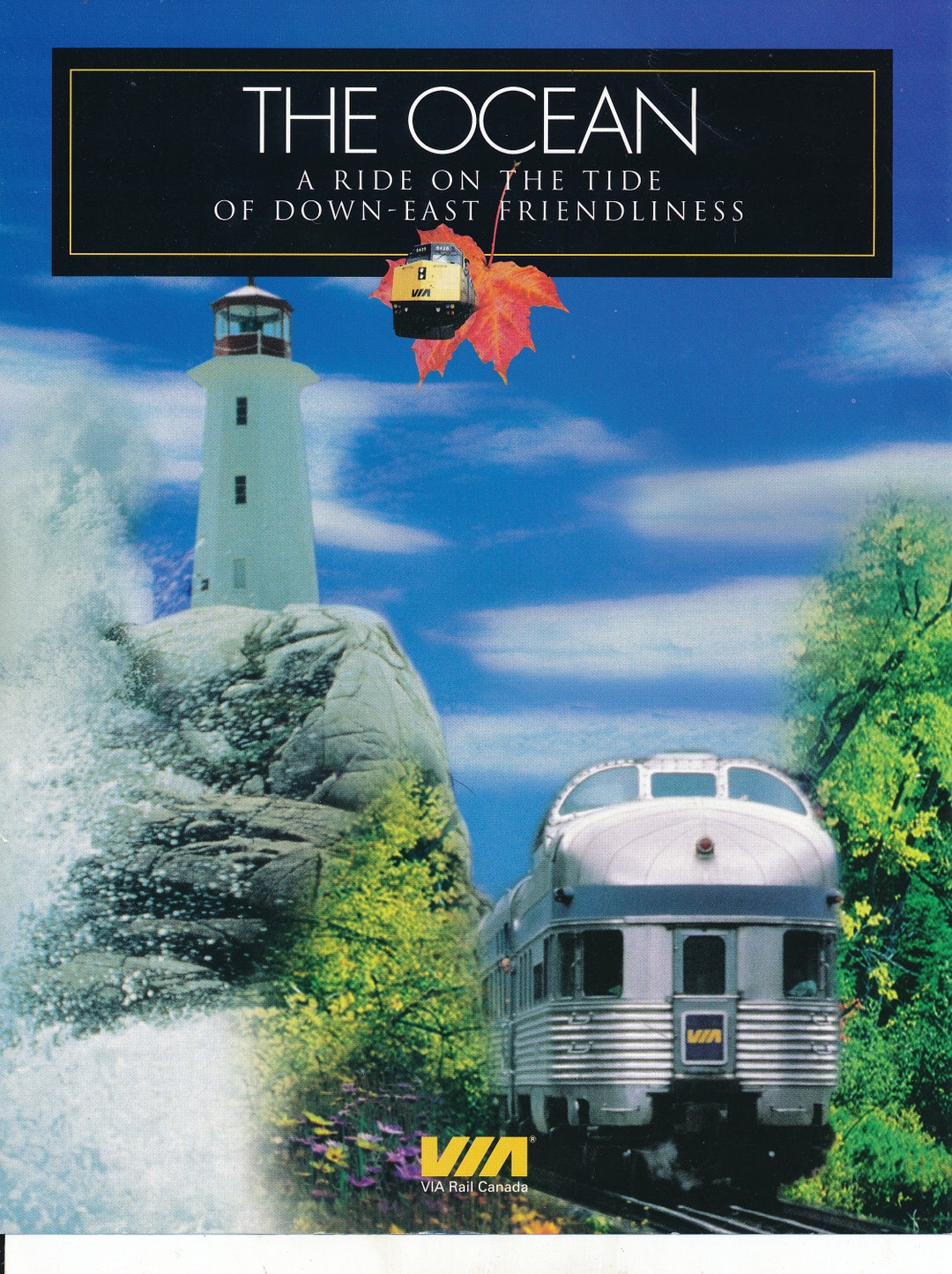 Via Rail Canada Lot of 5 Brochures Promoting Their Top Trains - Etsy