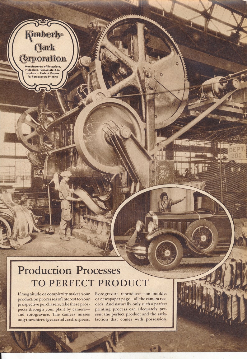 3 Vintage Magazine Ads Promoting American Industry 1890's Thru 1920's ...