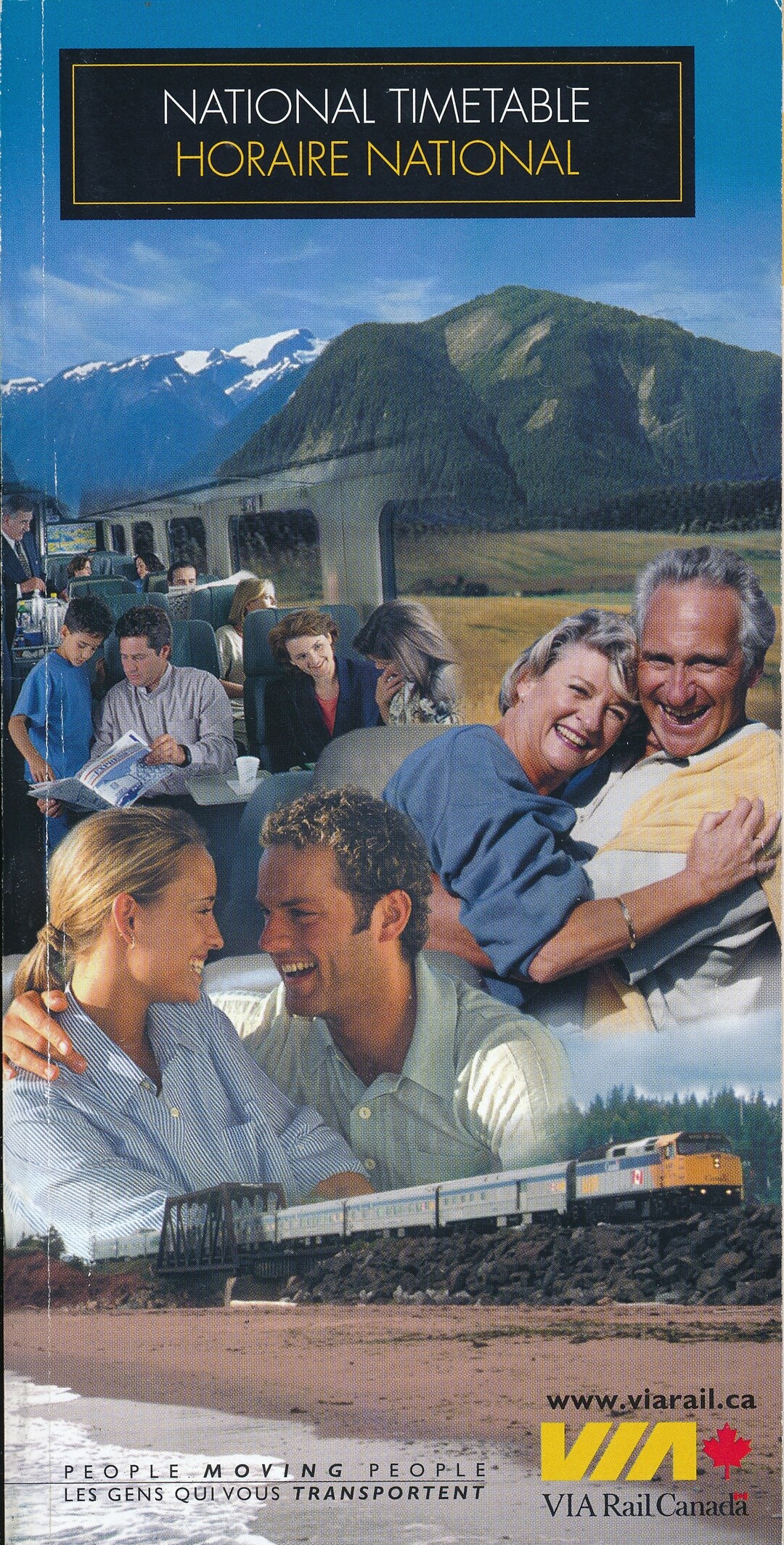 Via Rail Canada Timetable October 28, 2001 - Etsy