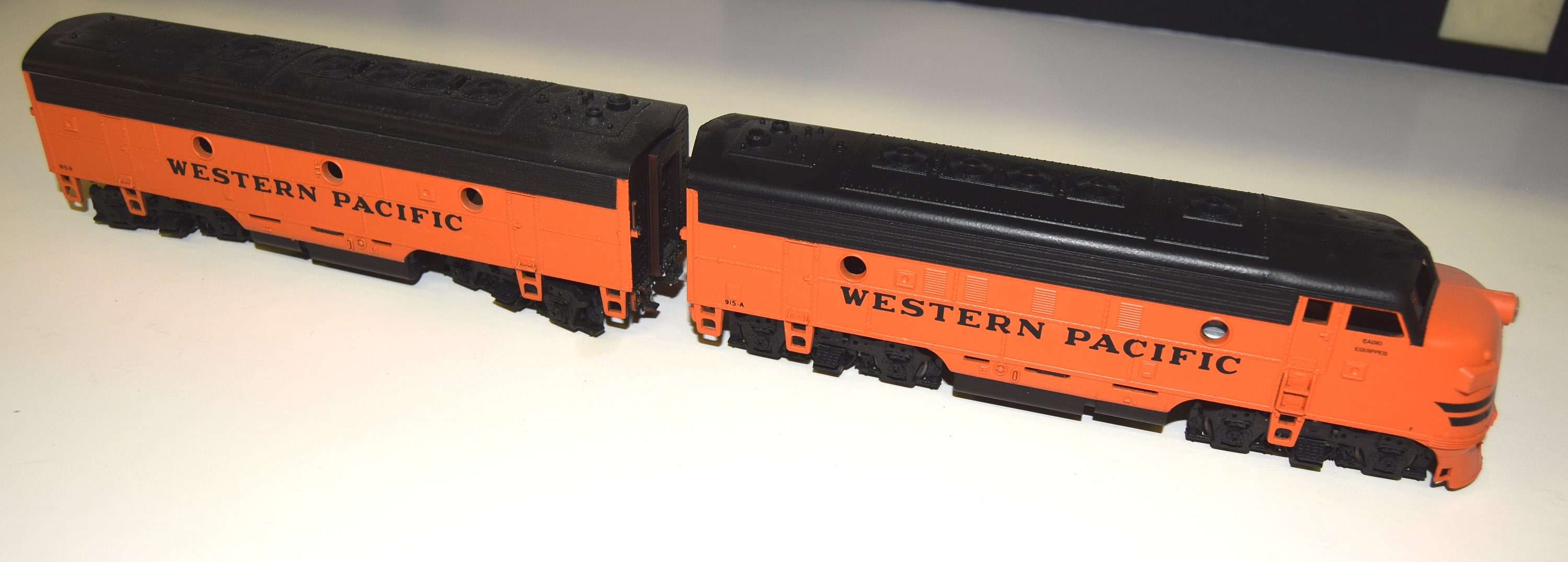 Atheran HO F7A and F7B Custom Painted Into Western Pacific and Numbered ...