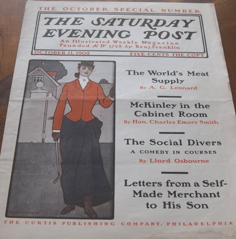 Vintage Classic Magazine Covers From the Early 1900's Lot of 4 - Etsy
