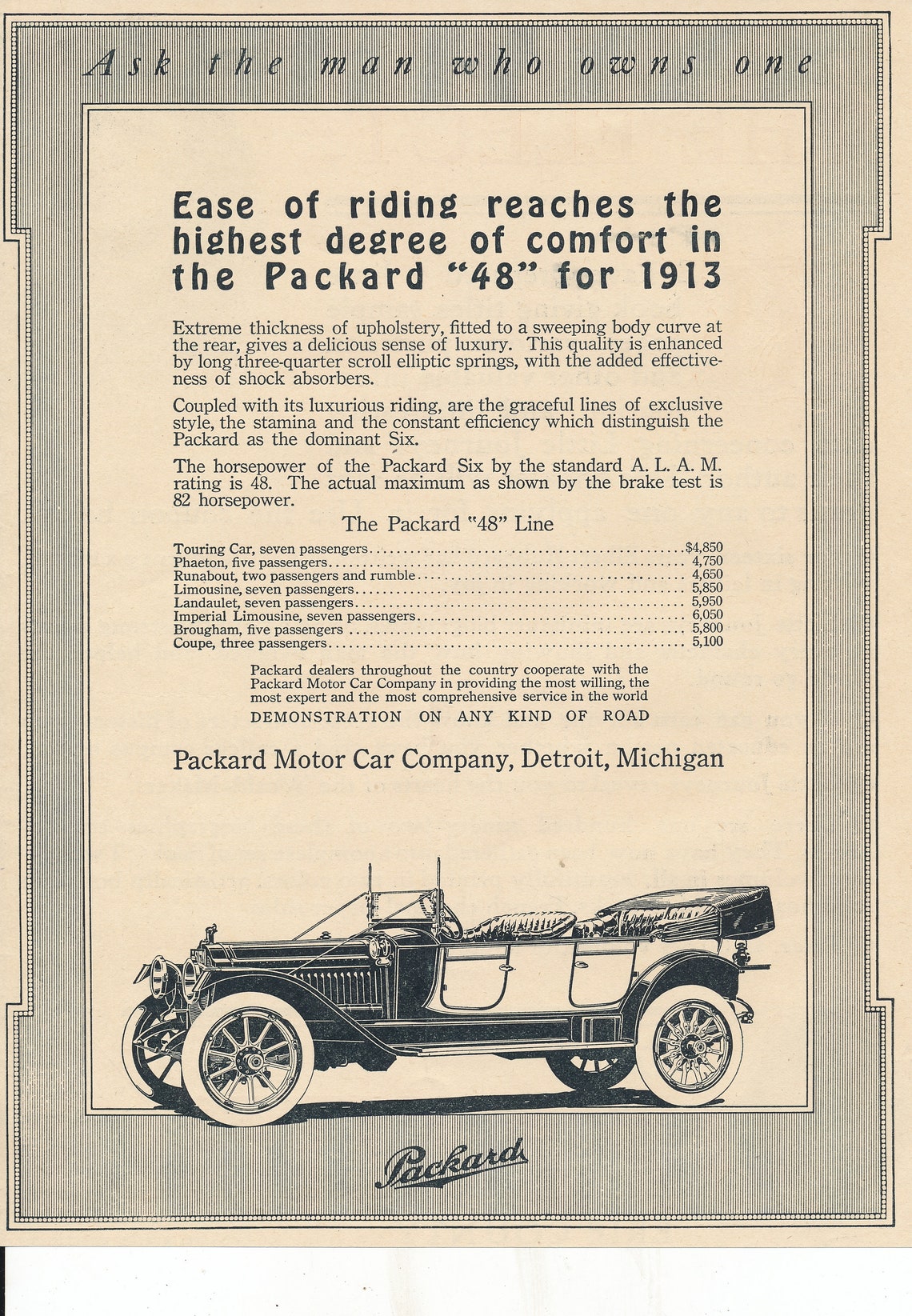 4 Vintage Packard Auto Print Ad 1900s , 1910's and 1920's - Etsy