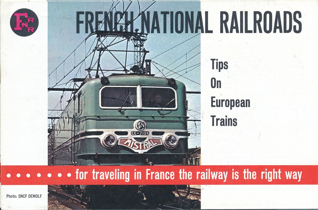 French National Railroads Lot of 3 Brochures 1960's - Etsy