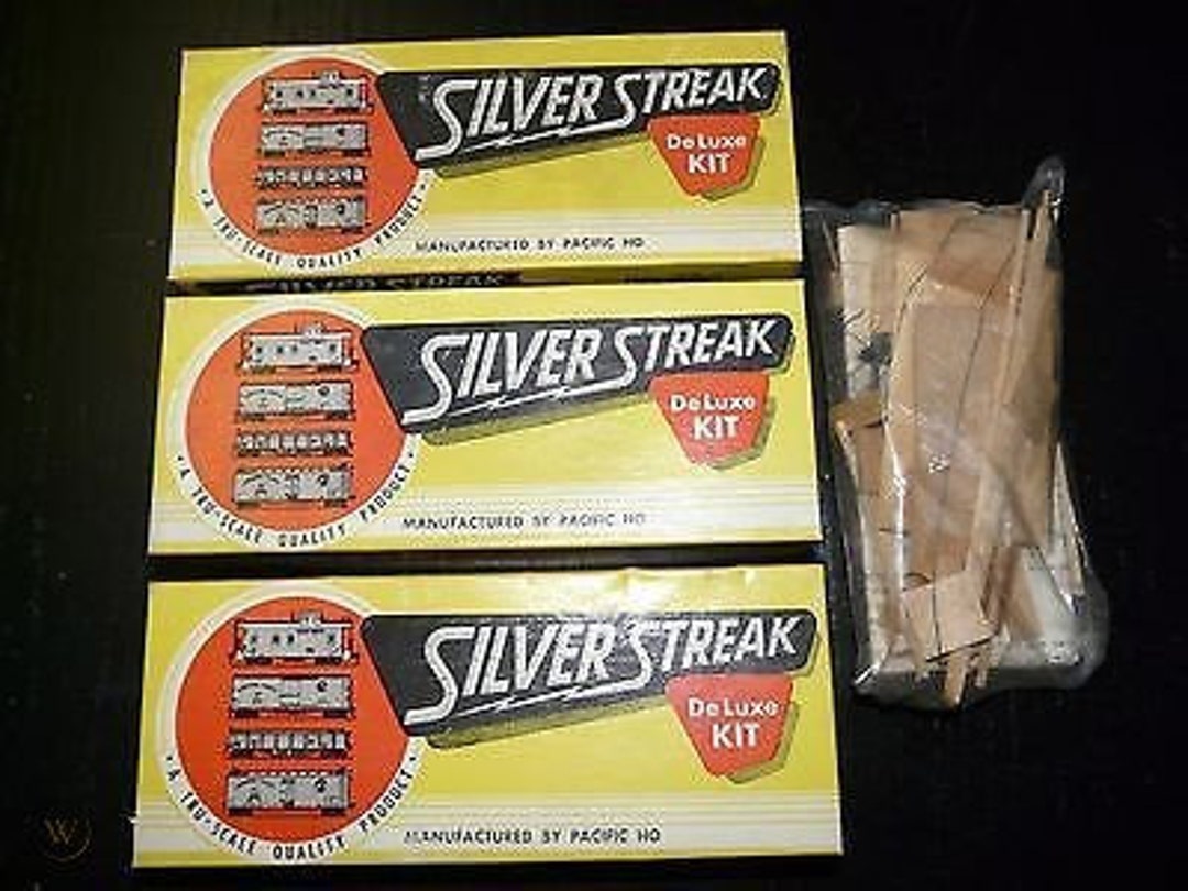 HO Model Trains Silver Streak HO Freight Car Kits Lot of 7 KITS Super ...