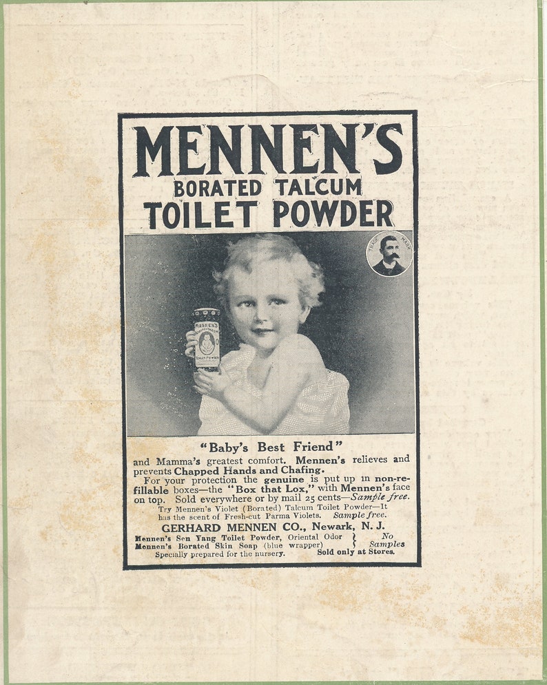 Talcum Powder Ads: Vintage Magazine Print Ad's Related to Talcum Powder ...