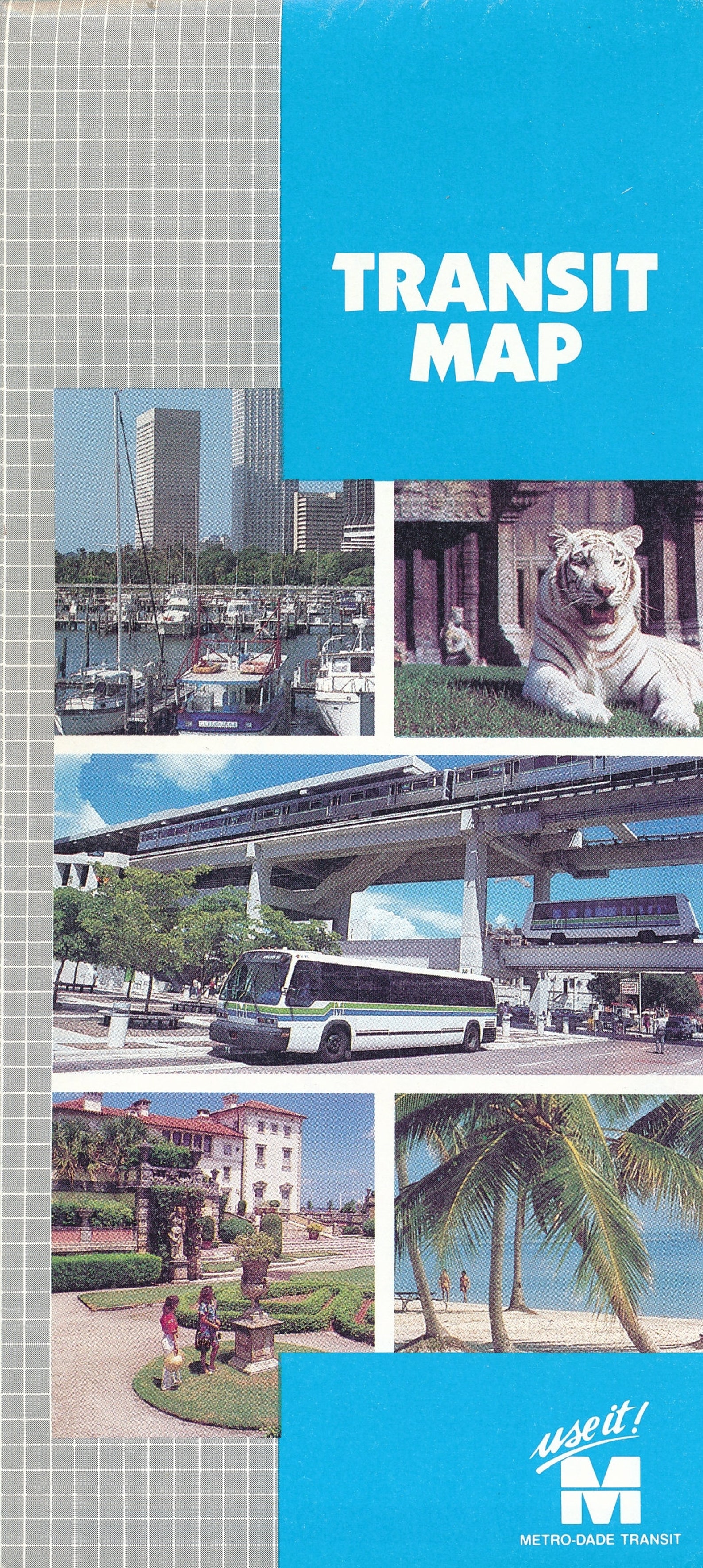 Metro Dade Transit (miami) Transit Map - Etsy