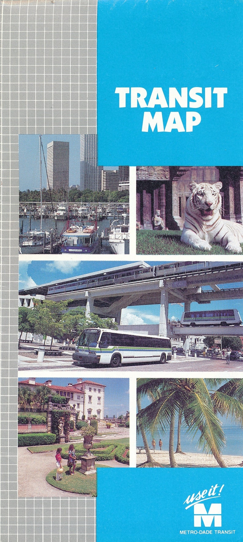 Metro Dade Transit (miami) Transit Map - Etsy