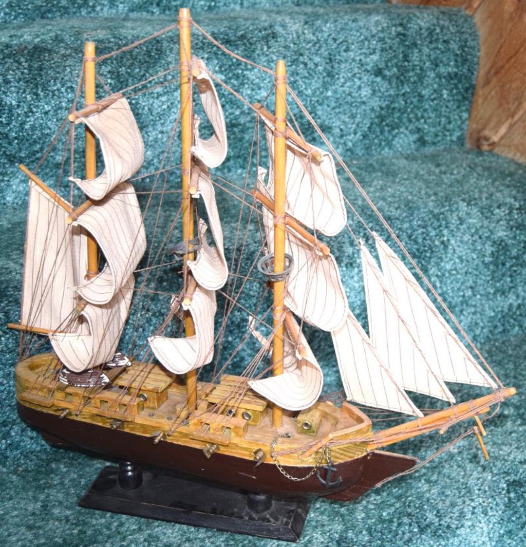 Model Sail Ship 17 X 16 Handcrafted Made of Wood - Etsy