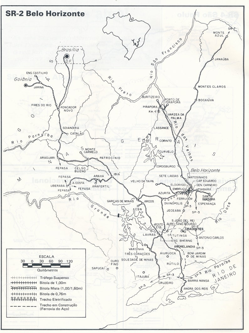 30 Year Anniversary of Rede Ferroviaria Federal S.A. (RFFSA) Brazilian ...