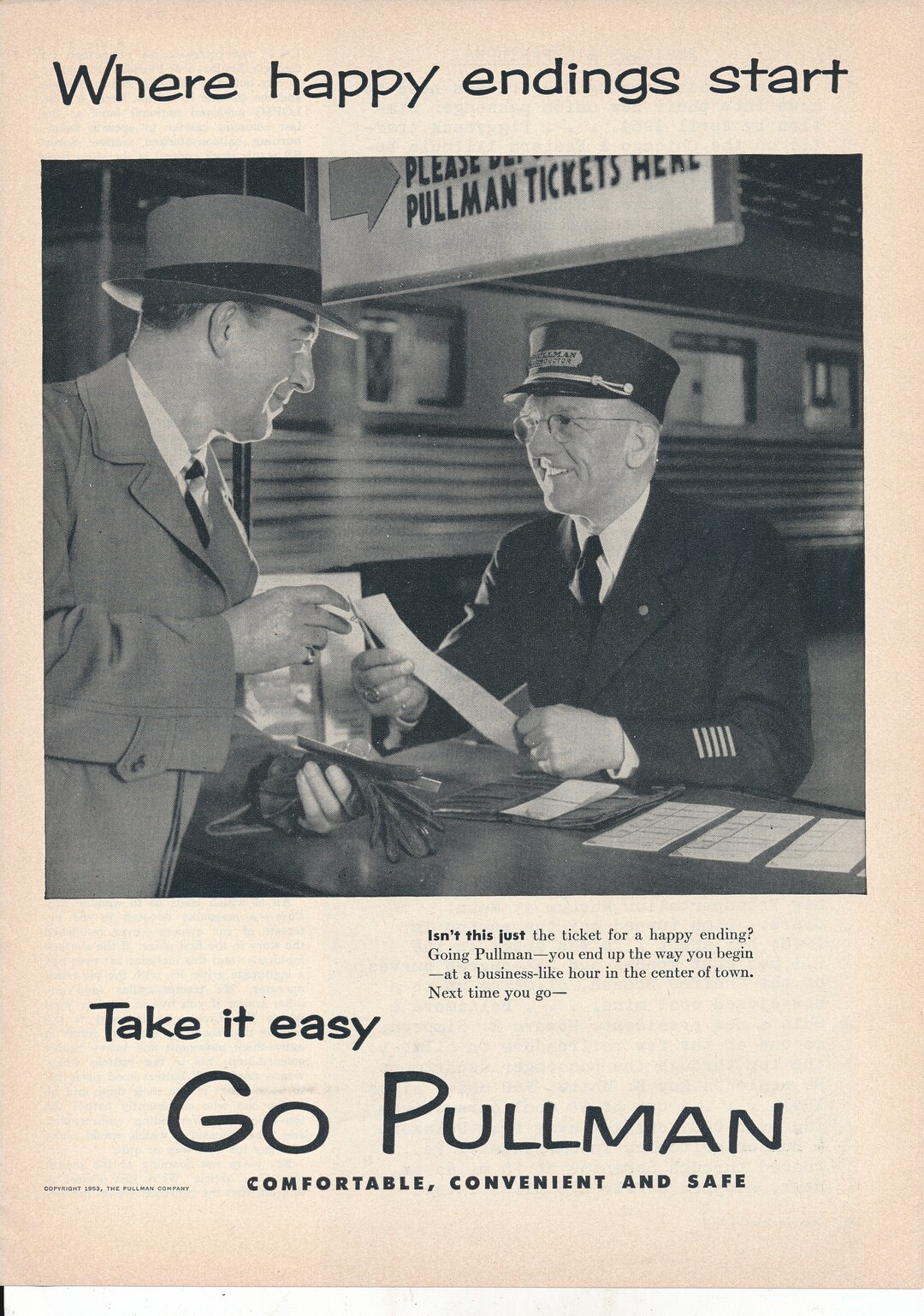 Pullman and Pullman-standard 2 Magazine Print Ads From the 1950's and ...