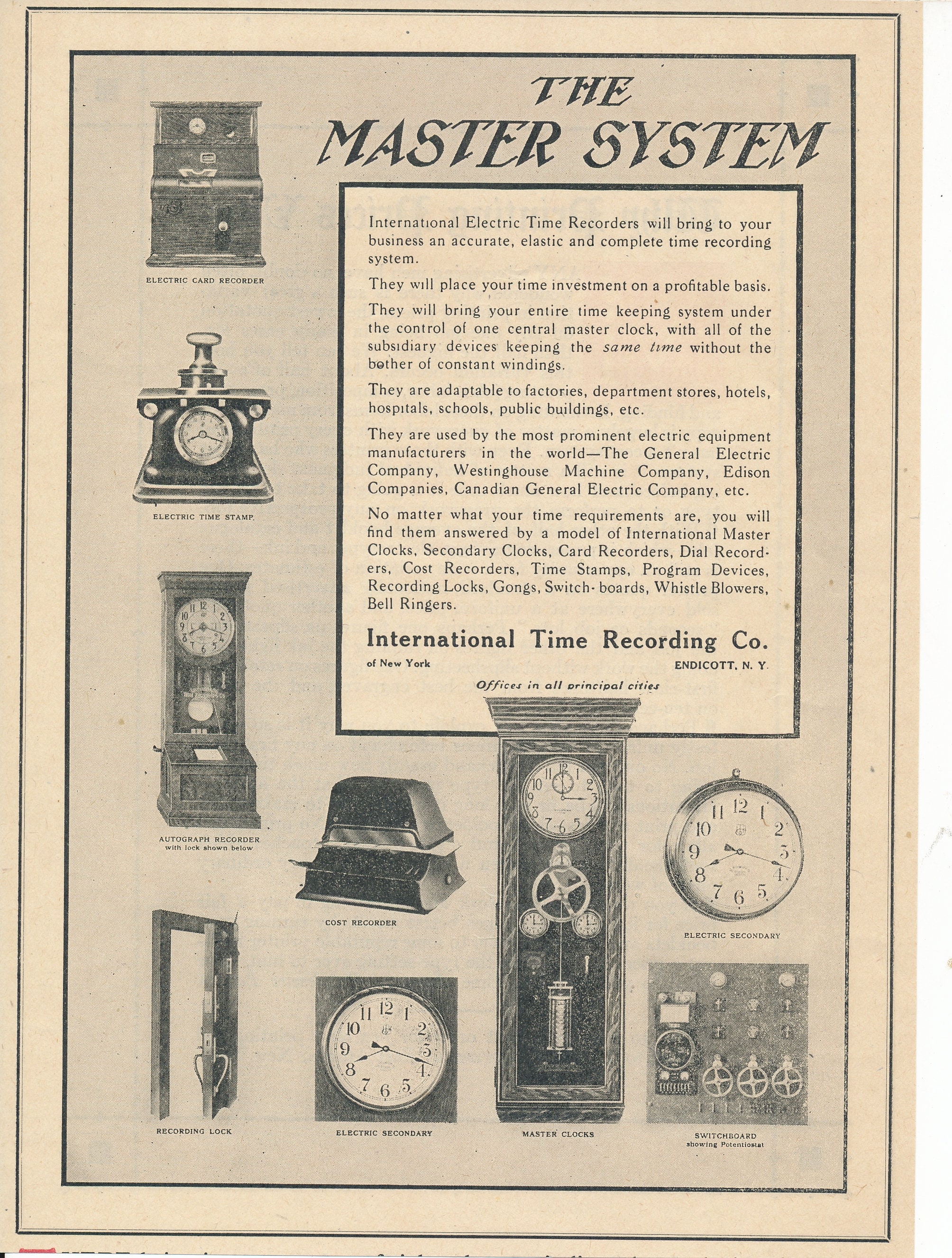 Vintage 3 Magazine Ads for Time Pieces From the 1910's: International ...