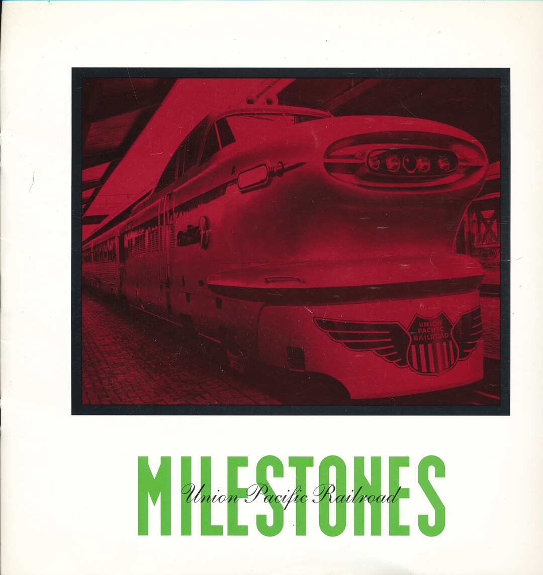 Milestones Union Pacific Railroad Booklet - Etsy