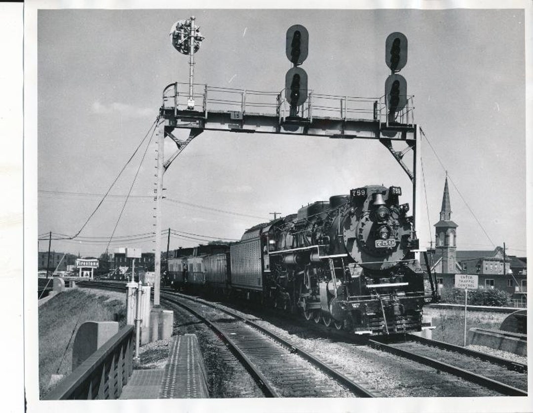 High Iron Company With Steam Locomotive NKP Berkshire 759 in Helper ...
