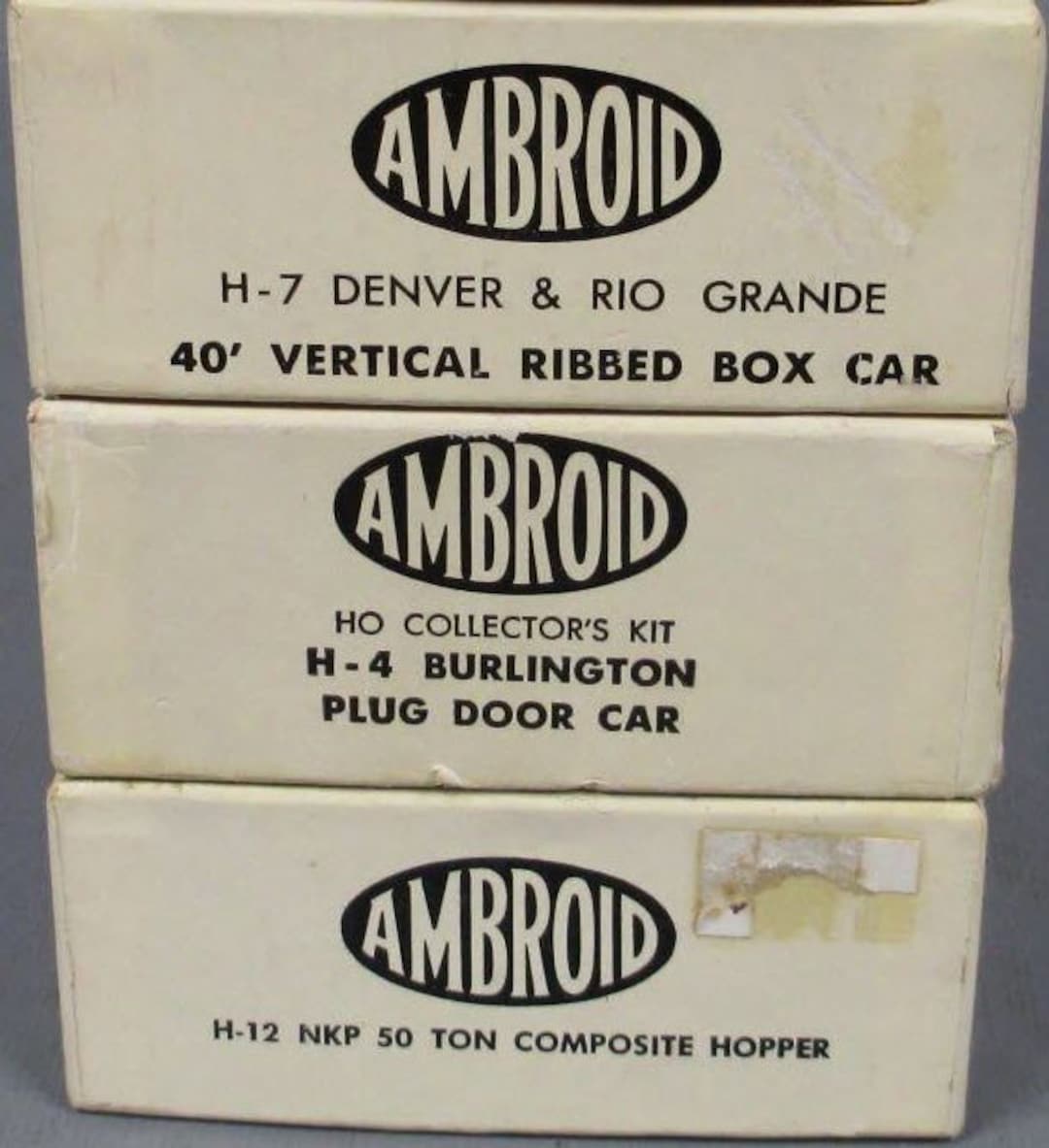 HO Models Ambroid Freight Car Kits Lot of 7 Kits for a Super Sale - Etsy