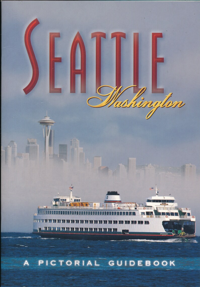 Washington Deluxe Pictorial Guide 32 Pages and Seattle Pictorial ...