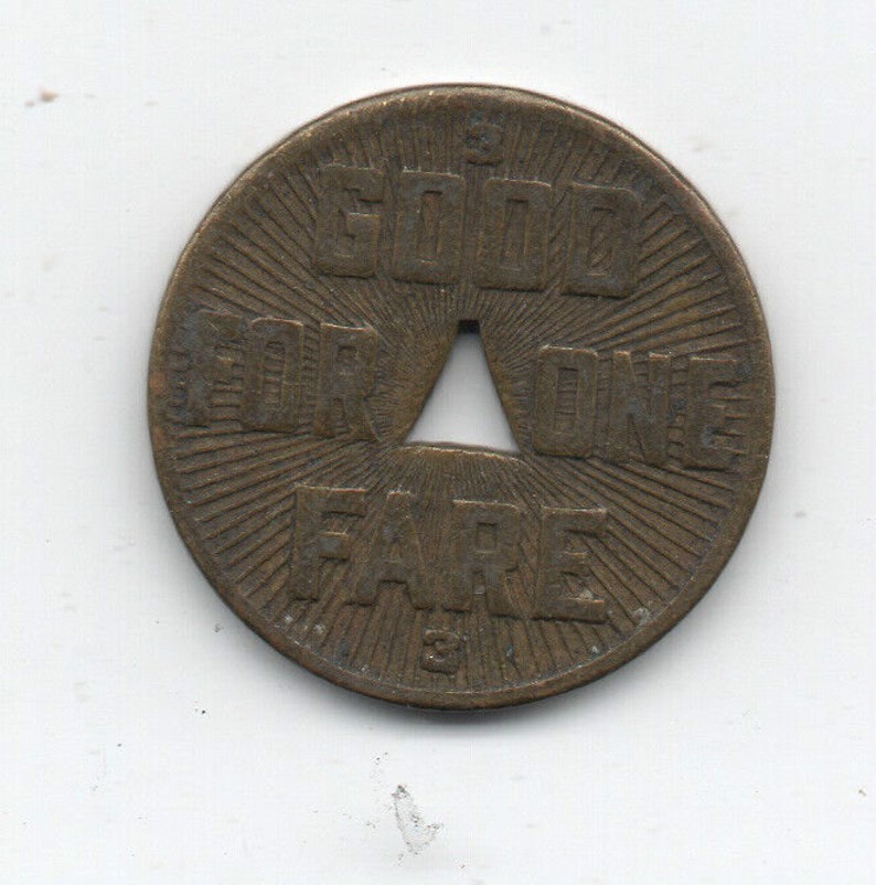 The Pittsburgh Co. 1927 Fare Token - Etsy