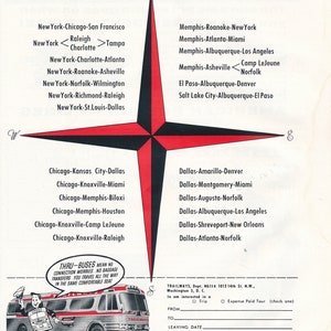 Trailways Bus Company 2 Magazine Ads From the 1950's - Etsy