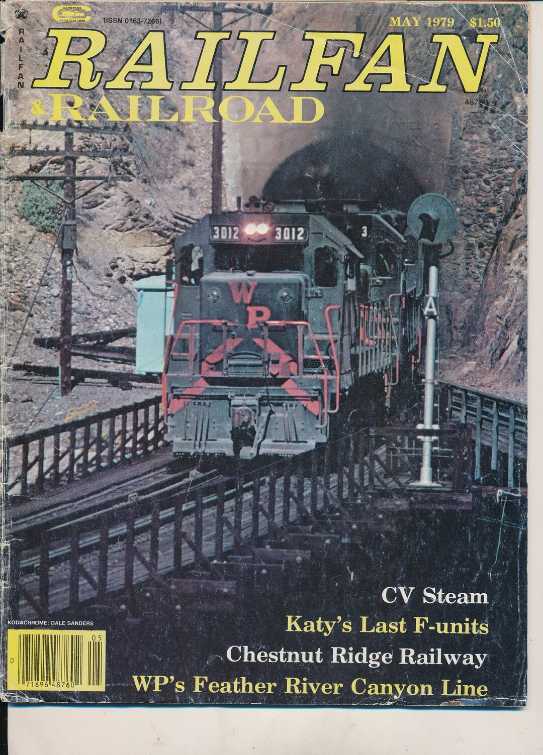 Railfan and Railroad Magazine May 1979 Article on Western Pacific's Feather River Canyon Line - Etsy