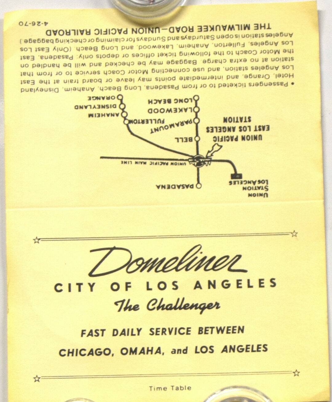 Union Pacific Railroad Lot von 4 Artikeln: Kurze Geschichte 1949 und ...
