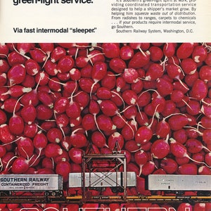 Southern Railway 2 Magazine Print Ads From the 1950's and 1970's - Etsy