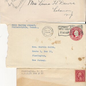 Old Letters and Envelopes/stamps/post Marks From the 1930's to a New ...
