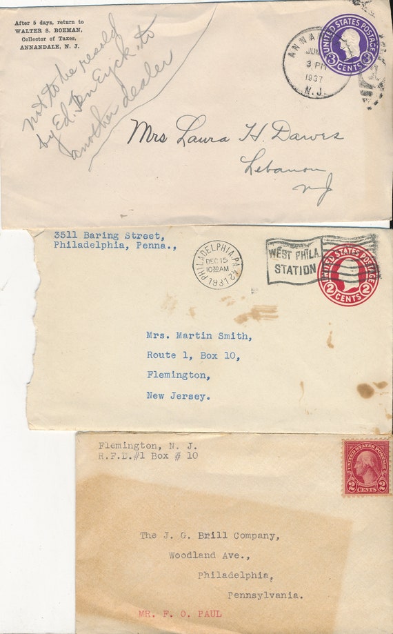 Alte Briefe Und Umschläge