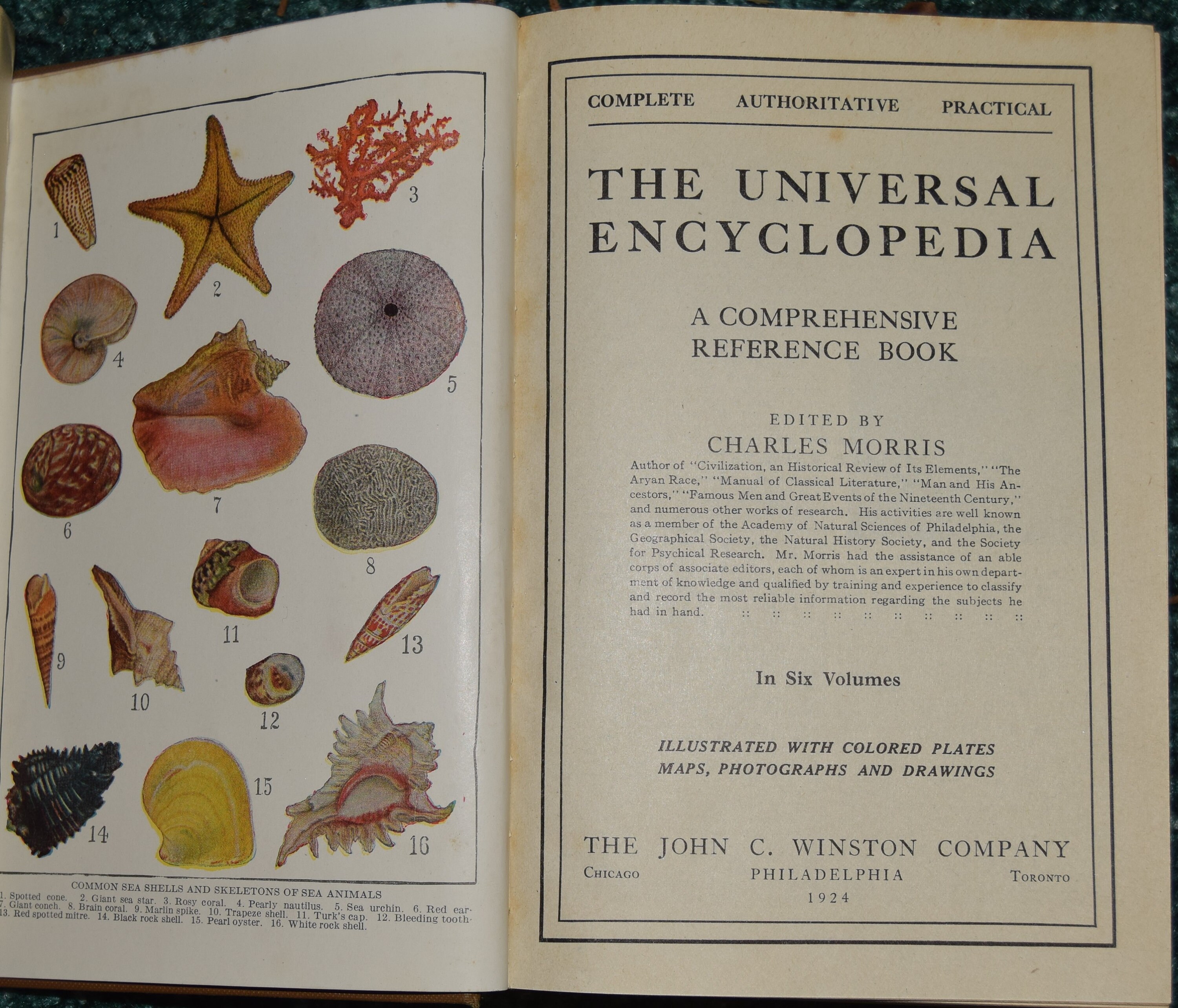 The Universal Encyclopedia A Comprehensive Reference Book Full Set of 6 ...